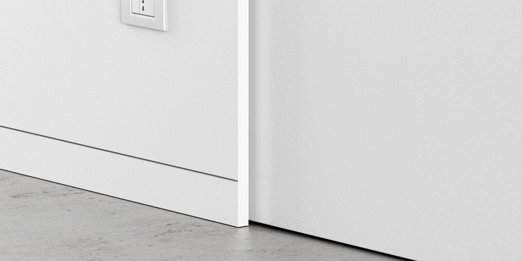 Syntesis Baseboard | flush skirting - ECLISSE US